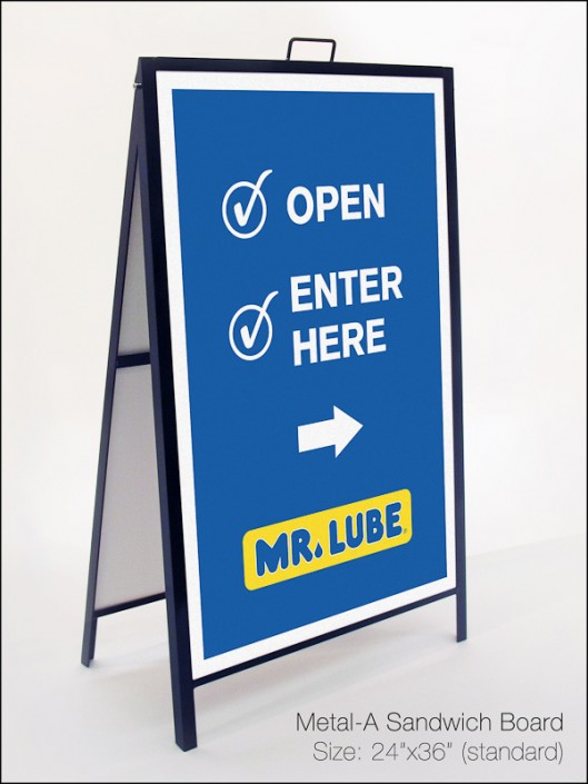 Custom Sandwich Board Printing Vancouver | LinxPrint